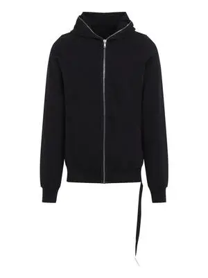 Rick Owens Cotton Gimp Hoodie - Black