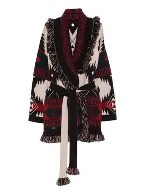 ALANUI Alanui Icon Cashmere Cardigan With Fringe Trim
