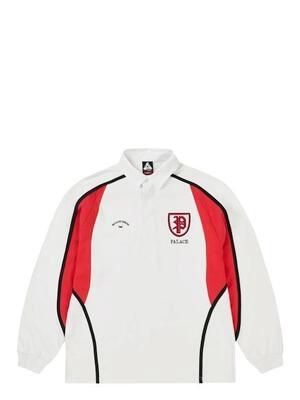 PALACE Scrum Rugby Shirt Top - White