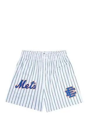 ERIC EMANUEL X New York Mets Short Stripe Shorts - Multicolor