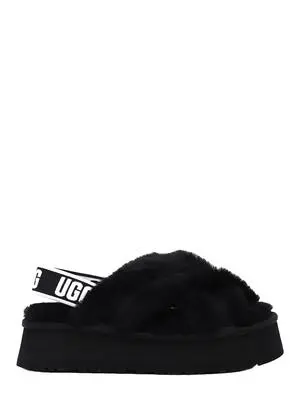 UGG Disco Cross Slide Sandals - Black