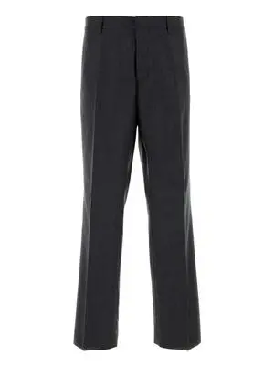AMI Paris Wool Trousers - Gray