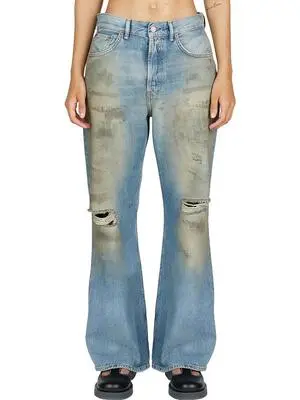 Acne Studios Distressed Denim Jeans - Blue