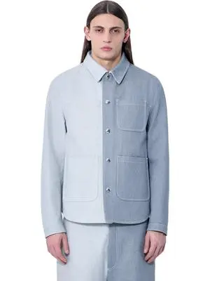 Thom Browne Contrast Utility Jacket - Gray