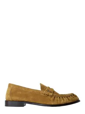 Saint Laurent Le Loafer 15 Suede Penny Loafers - Brown