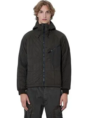 Stone Island STONE ISLAND Quilted Hooded Jacket Brown