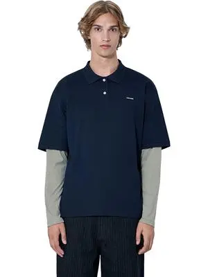 Miu Miu Buttoned Polo Shirt - Blue