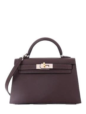 Hermès Kelly Mini Ii Bag Epsom With Electrum Hardware 20 - Brown