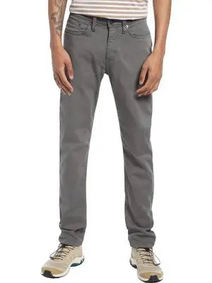 DUER Du/er No Sweat Mid-rise Tapered Leg Trousers - Gull