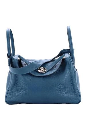 Hermès Lindy Bag Clemence 30 - Blue