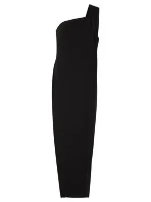 Ronny Kobo Xaden One-shoulder Crepe Maxi Dress - Black