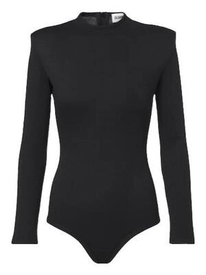 JIL SANDER Wool Bodysuit - Black