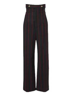 VIVIENNE WESTWOOD Lauren Wool, Alpaca, And Mohair-blend Pants - Black