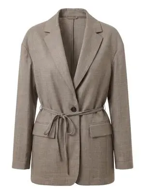Brunello Cucinelli Long-sleeve Blazer - Gray