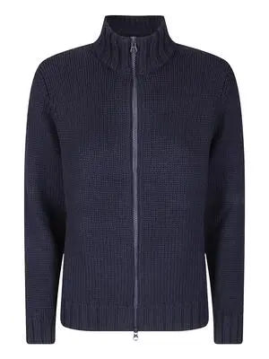 Labo.art Monte Zip-up Cardigan - Black