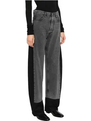 DARKPARK Laurene Panelled Wide-leg Jeans - No