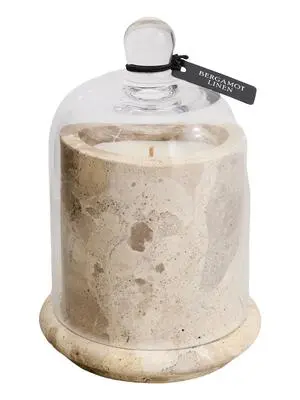 The Favorites Marbella Scented Candle Jar With Cloche - N/a