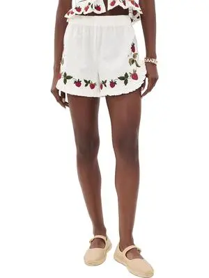 Sea Bindi Strawberry Shorts - Cream