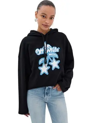 Off-White Cherry Hoodie - Black Heather