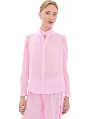 Alix Of Bohemia Artemis Button-down Shirt - Light Pink