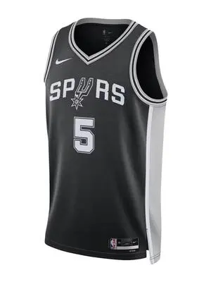 Nike San Antonio Spurs Icon Edition Swingman Jersey - Black