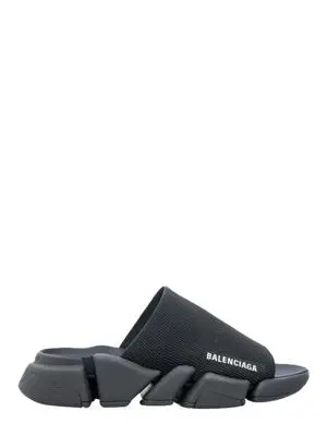 Balenciaga Speed 2.0 Recycled Knit Slide - Black