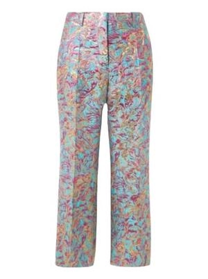 Dries Van Noten Graphic Print Tailored Trousers - Multi-color