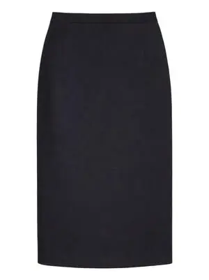 Max Mara Wool Stretch Skirt - Black