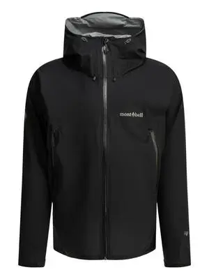 MONTBELL Long-sleeve Hooded Zip-up Jacket - Black