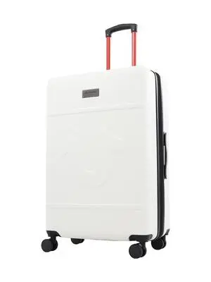 True Religion Molded U Hardside Spinner Luggage - White