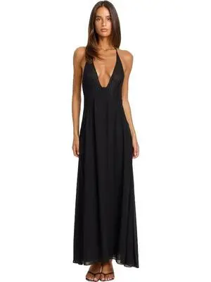 SASHA THERESE Belladonna Maxi Dress - Black