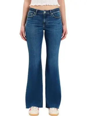 DAZE DAZE Low-Rise Bootcut Jeans Currents