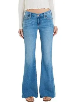 DAZE Low-rise Bootcut Jeans - First Crush