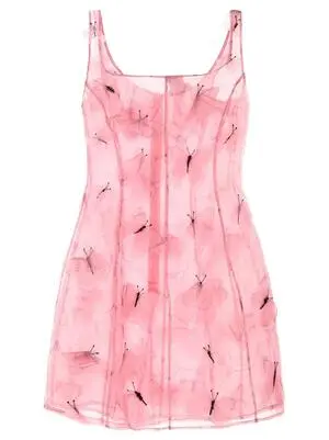 Blumarine Silk Mini Dress - Pink