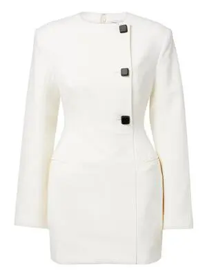 Rachel Gilbert Finley Wool-blend Minidress - White