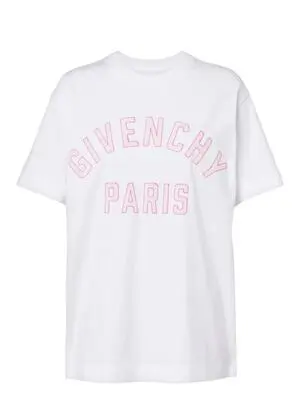 Givenchy Embroidered Cotton T-shirt - White