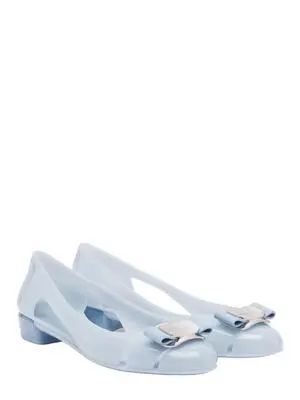 FERRAGAMO Nara Ballet Flats - Blue