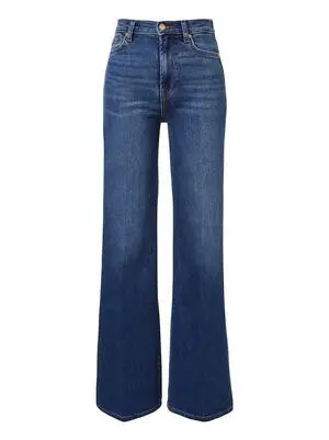 7 For All Mankind Jo High-rise Flared Jeans - Blue