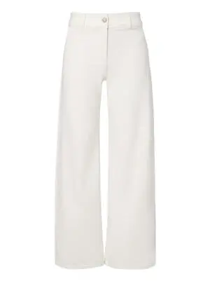 NILI LOTAN Megan Wide-leg Jeans - White