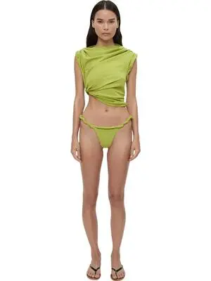 Christopher Esber Rolled Up Brief - Dypsis Green
