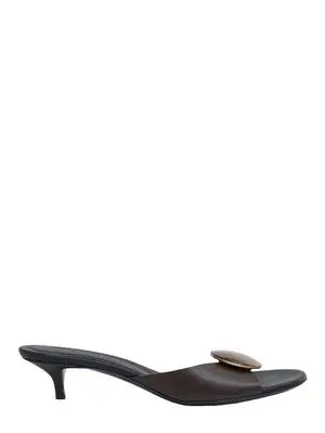 Christopher Esber Aura Quartz Kitten Mule - Carob