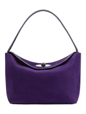 Christopher Esber Turnlock Suede Mini Bag - Iris