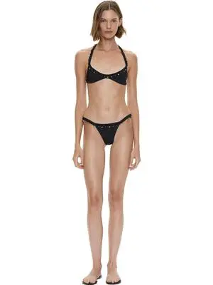 Christopher Esber Beach Quartz Low Brief - Black