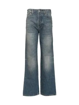 Miu Miu Five-pocket Denim Trousers - Blue