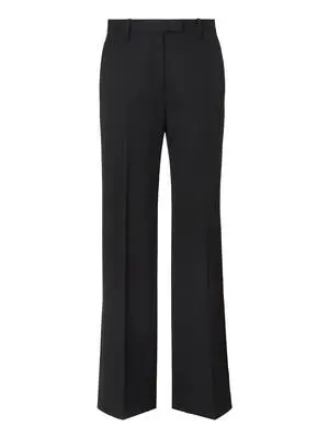 Fendi Tailored Wool Tuxedo Trousers - Black