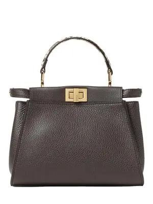Fendi Peekaboo Mini Bag - Brown