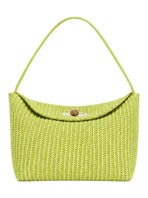 Christopher Esber Turnlock Raffia Mini Bag - Verde