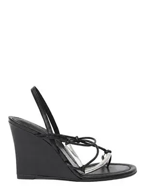 Christopher Esber CHRISTOPHER ESBER Molten Wedge Sandals Black