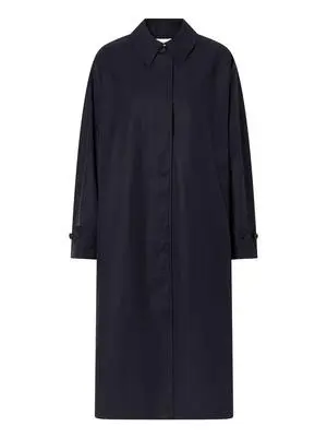 Studio Nicholson Holin Cotton-blend Trench Coat - Navy