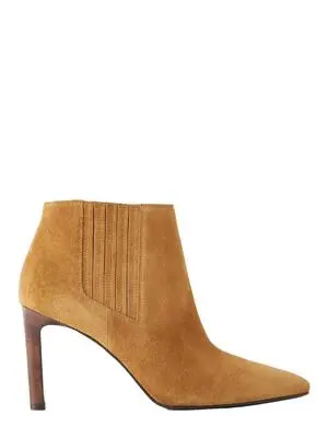NILI LOTAN Lauretta Suede Ankle Boots - Brown